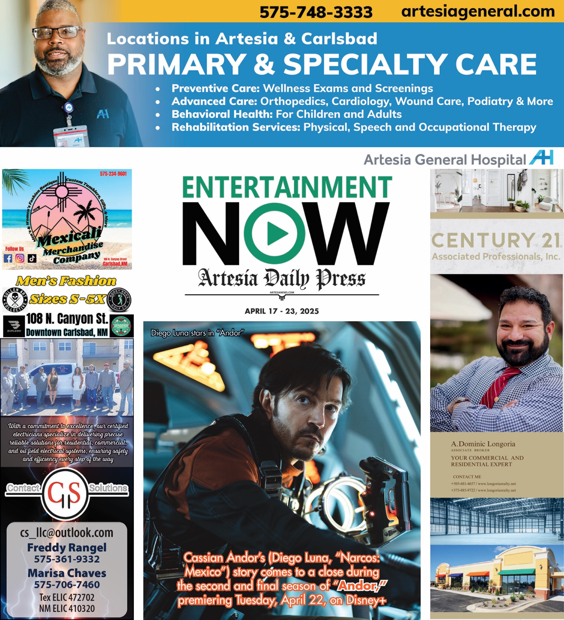 Entertainment guide offered to readers - Artesia Daily Press